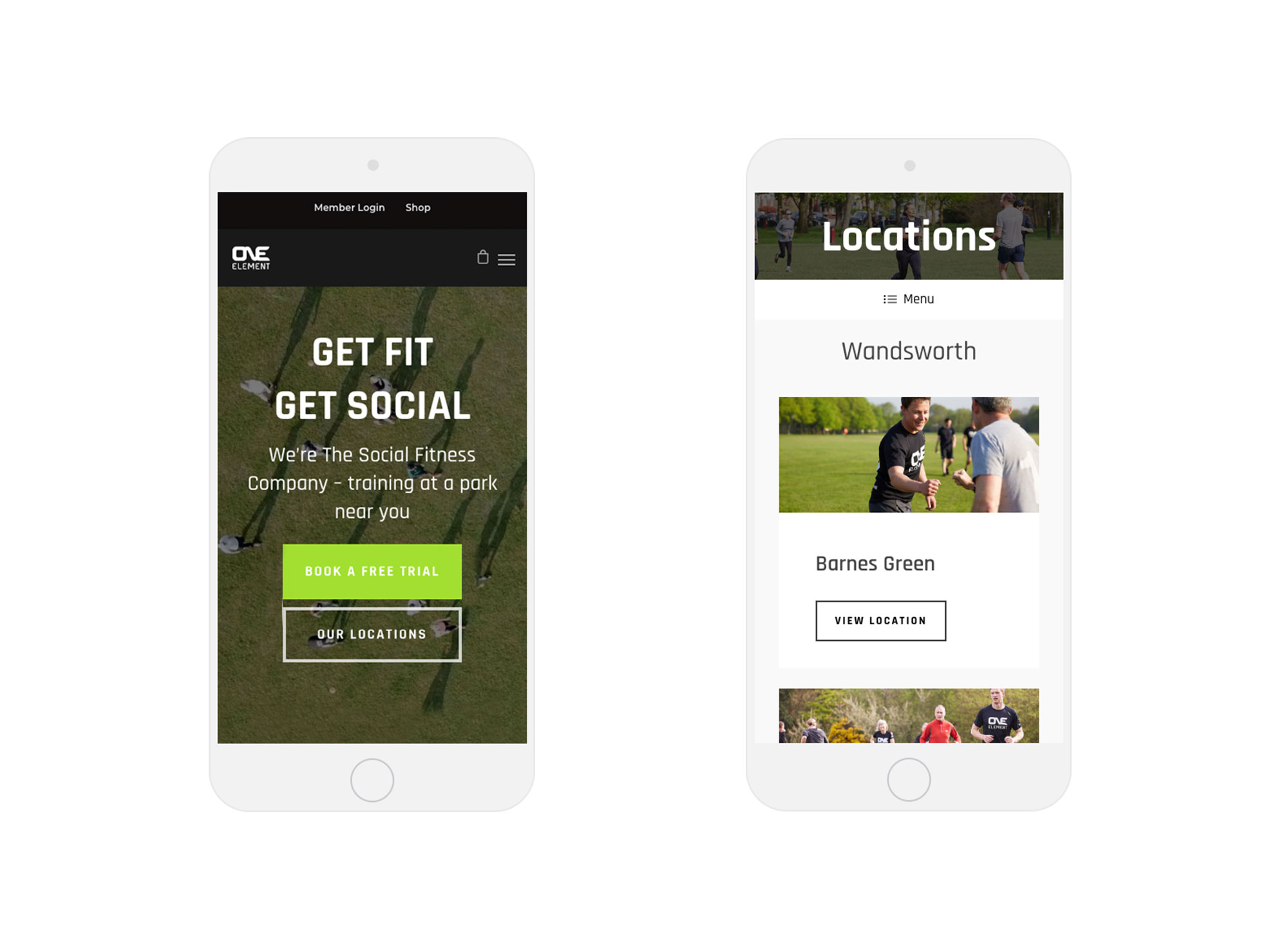 one-element-mobile-devices | Fitness Websites | Personal Training ...
